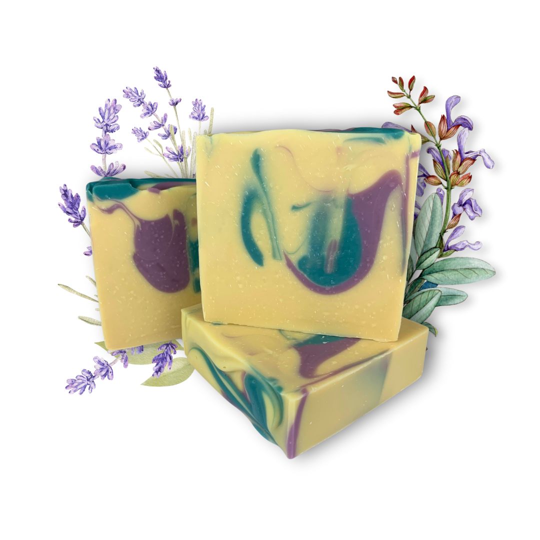 Lavender Sage, Tallow and Goat Milk Soap – OFP Farms